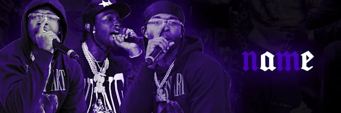 Design a rapper style header or banner by Jaedesignzz | Fiverr