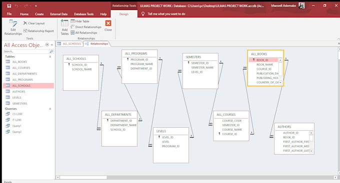 Design and do any cleaning in ms access database for you by Max_bryte ...