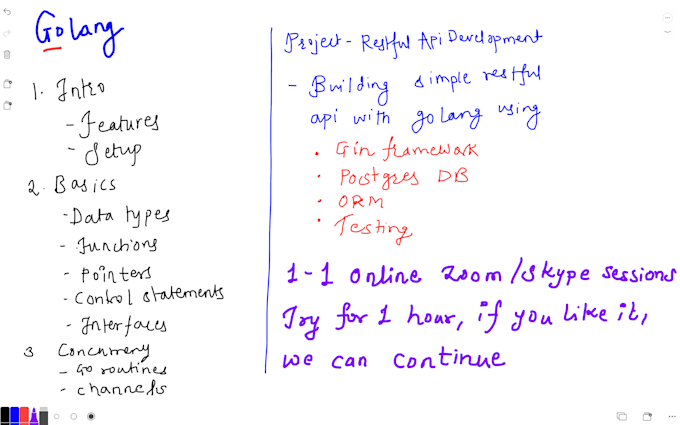 Teach golang and how to build restful apis using golang by Sujataregoti ...