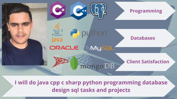 Do Java Cpp C Sharp Python Programming Database Design Sql Tasks And Projects By Daywalker681