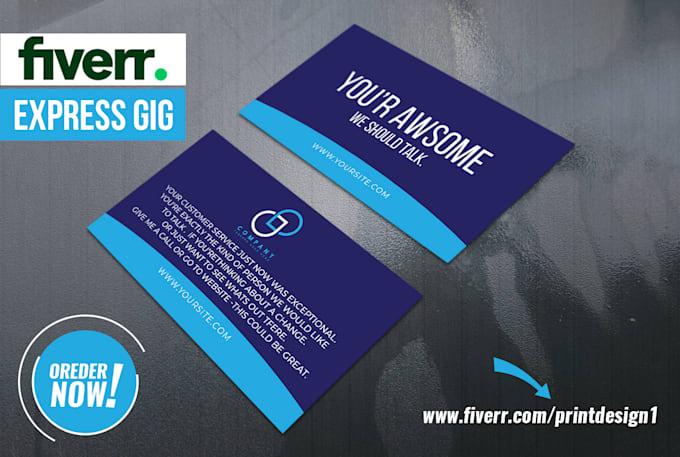 Design professional recruiting card by Printdesign1 | Fiverr