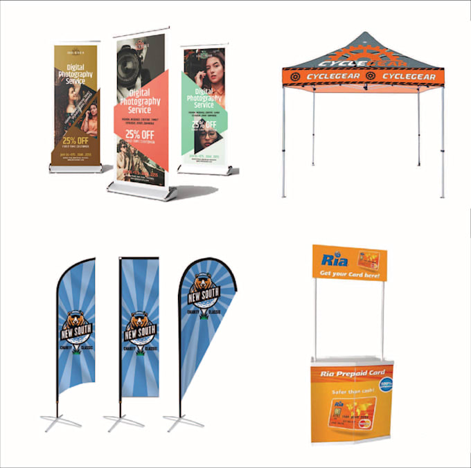 Design your outdoor promotional tent,flags and banner by Bala1699 | Fiverr