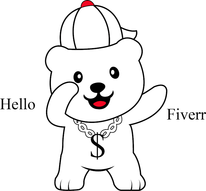 Make coloring book page for children 24 hour by Linearte | Fiverr