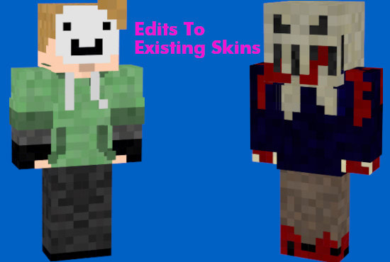 Make custom minecraft skins by Cherryjacobs | Fiverr