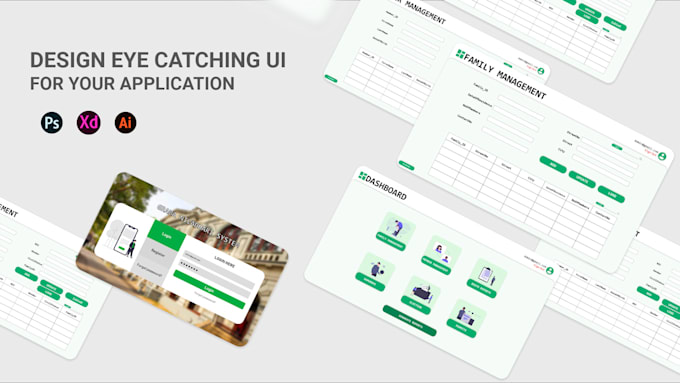 Design eye catching ui for your application by Ziardmohomed | Fiverr