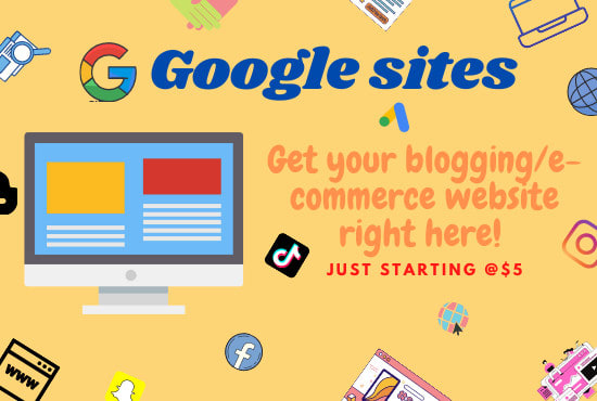Create blogging website using google sites by Ruhaniyat | Fiverr
