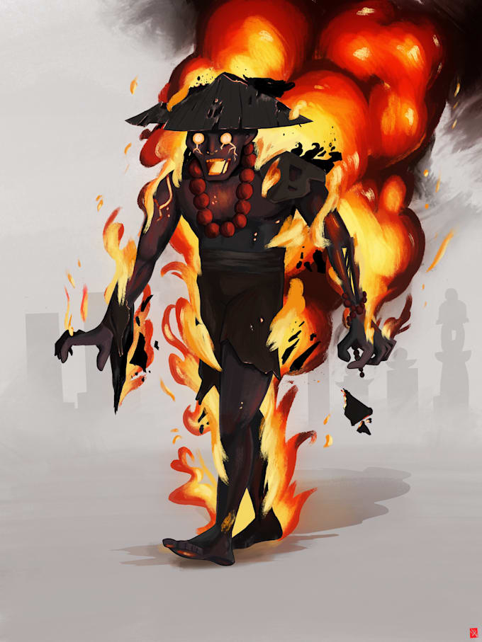 Make an epic character illustration for you by Heinrichalbert | Fiverr