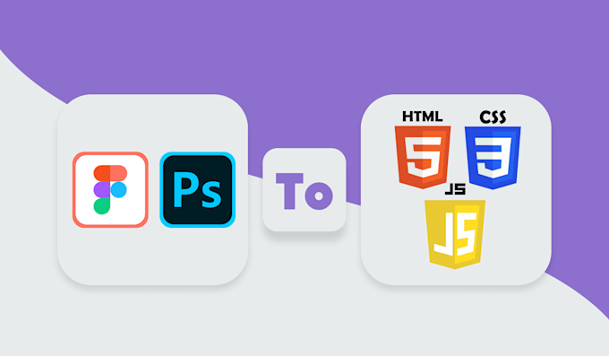 Convert psd or figma design into html, css, and javascript by Zak00aria ...