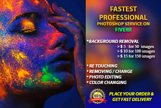 Do 150 photos background removal by Wonderhero | Fiverr