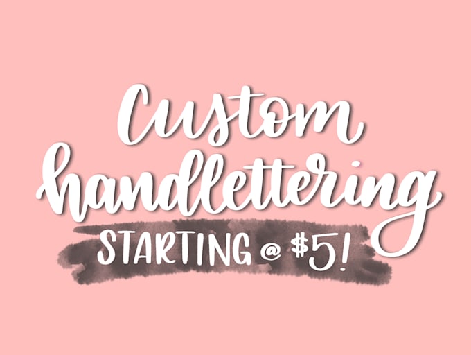 Write aesthetic calligraphy and hand lettering by Lilliandear | Fiverr