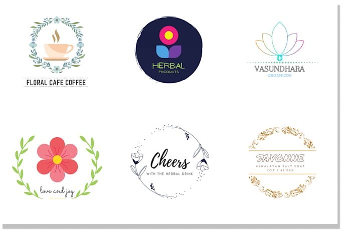 Design a beautiful botanical boho logo for you by Palaksh_designs | Fiverr