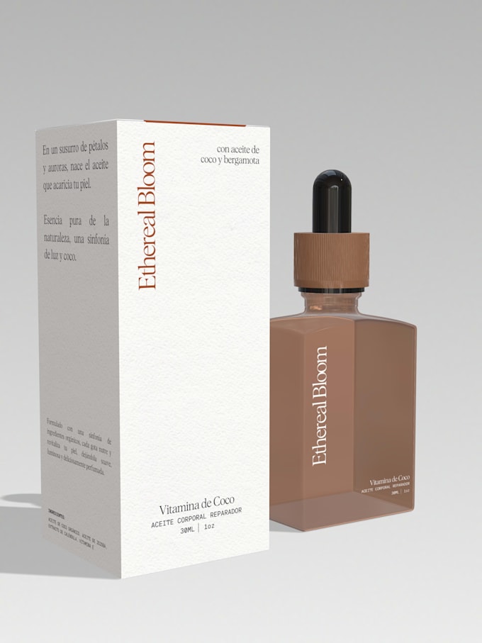 Create a minimal packaging or label design by Isabelcano | Fiverr