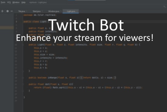 Create a twitch bot for you by Phpiscake | Fiverr