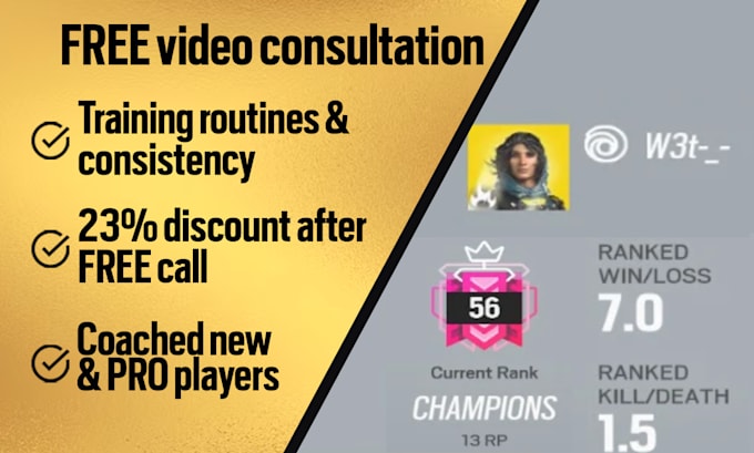 Coach you in rainbow six as a professional r6 coach by Kaosx_r6 | Fiverr