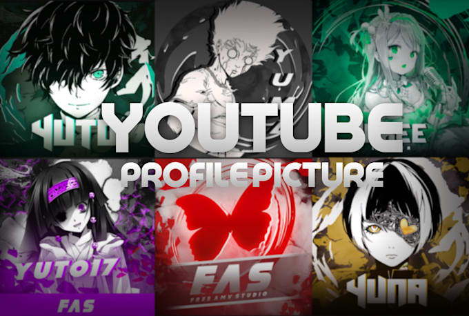 Design anime profile picture for youtube twitch twitter by Yutoarts ...
