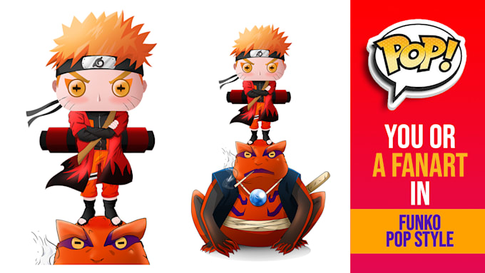 Create a cute cartoon or fanart in funko pop style by Jose_cho | Fiverr