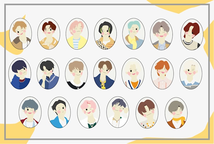 Make cute illustration design by Grafecia | Fiverr