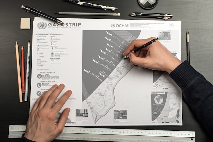 Design a gis maps layout from your data by Mohammedshorafa | Fiverr