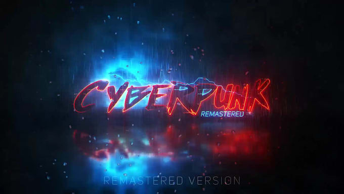 Create cyberpunk neon light logo reveal intro video by Kaushik054 | Fiverr