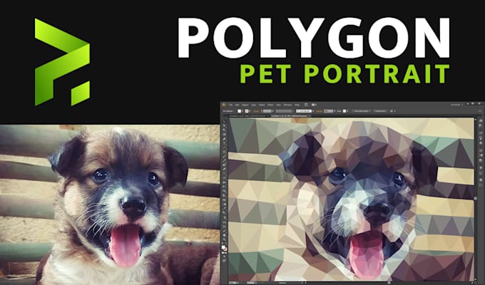 Create a polygon pet portrait by Pulidocraft | Fiverr