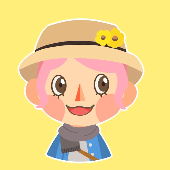 Draw you an animal crossing icon by Cuppaint | Fiverr