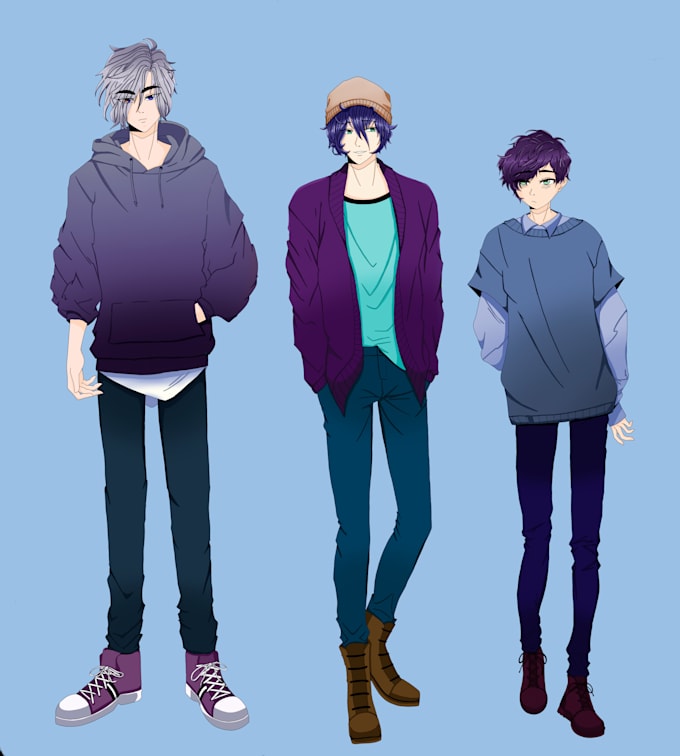 Draw Anime Style Fanart Or And Original Character By Mihaku Ne Fiverr