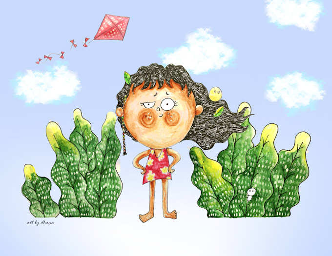 Draw awesome children book illustration by Art_by_dhana | Fiverr