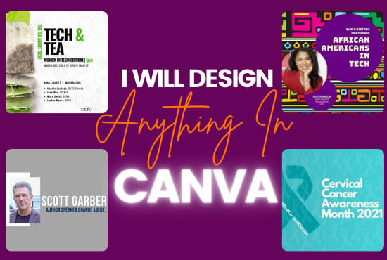 Create anything for you in canva by Micheleroseman | Fiverr