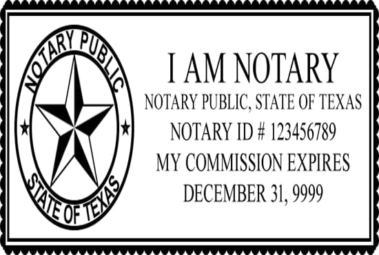 Create a digital notary stamp by Javiersilva807 | Fiverr