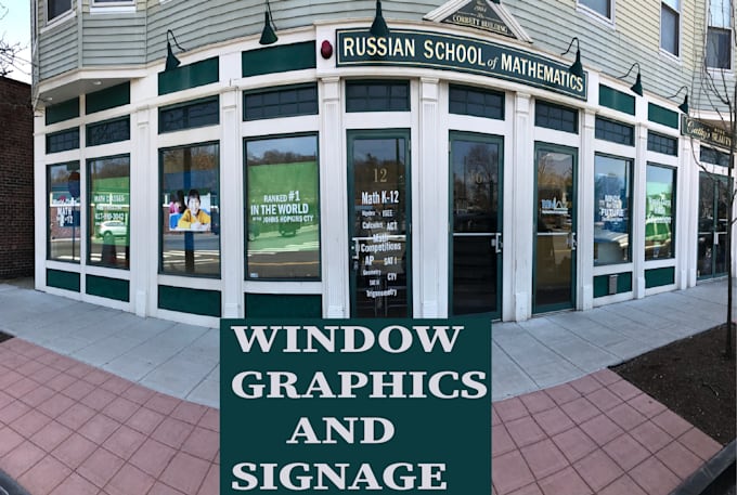 Create amazing shopfront, decal storefront window graphics by Noman209 ...