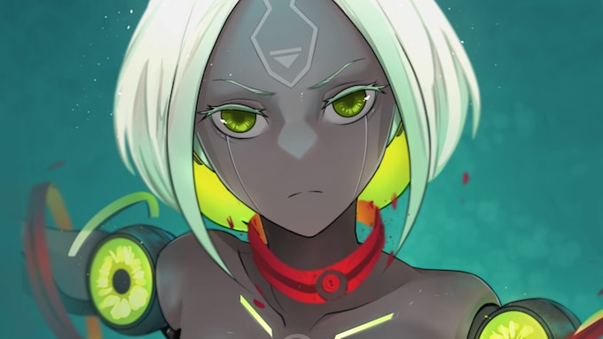 Draw simple anime style soft cell shading by Taufikmaka | Fiverr