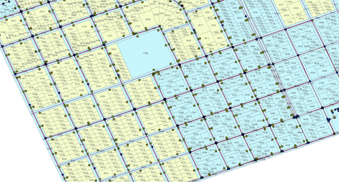 Do urban planning parcel mapping in arcgis arcmap by Anjumuop | Fiverr