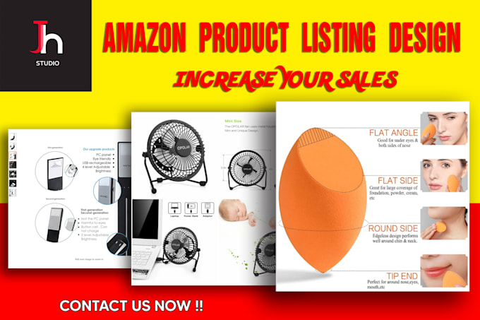 Design amazon product listing images by Junhanstudio | Fiverr