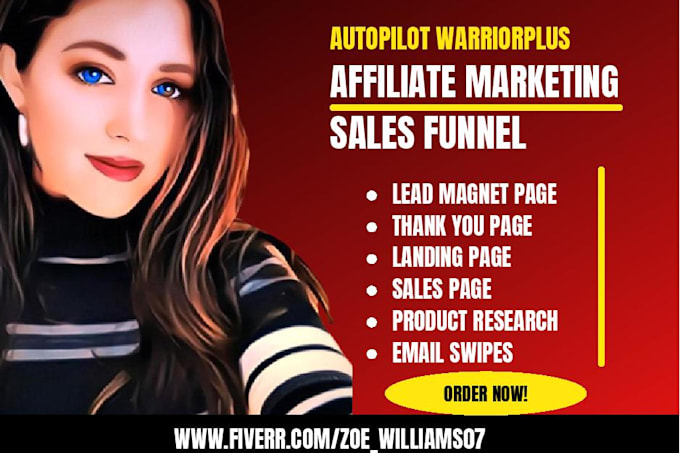 Do autopilot money warriorplus affiliate marketing sales funnel landing page by Zoe_williams07 ...