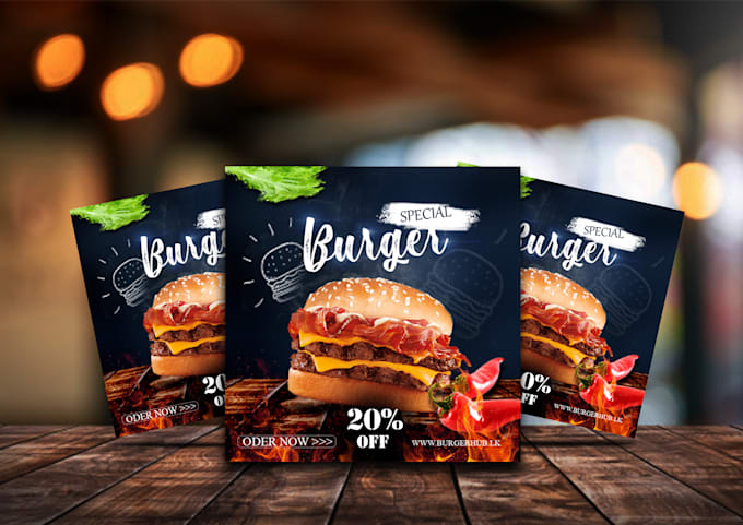 Design social midea poster, banner by Rohangra | Fiverr