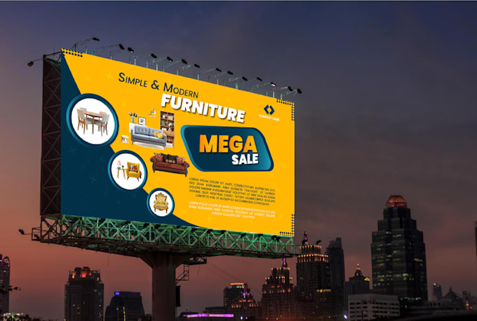 Design unique and professional digital signage, billboard, yard sign ...