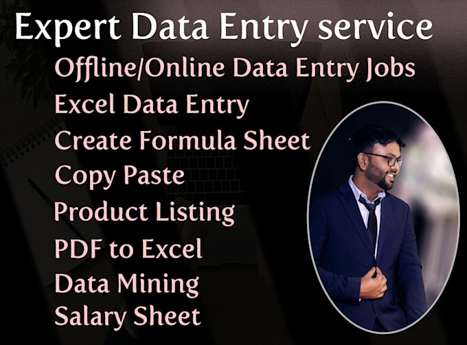 Do excel data entry and data mining for your company by M1anwar1raju | Fiverr