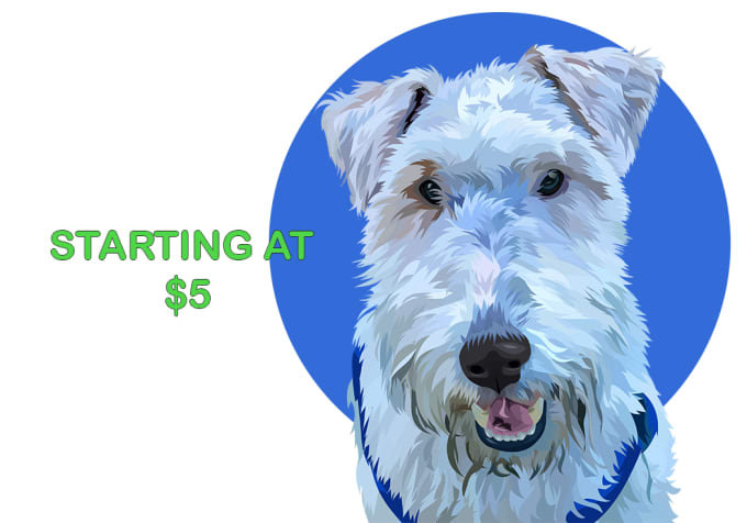 Draw your pet into vector art by Hensart | Fiverr Draw your pet into vector art by Hensart | Fiverr
