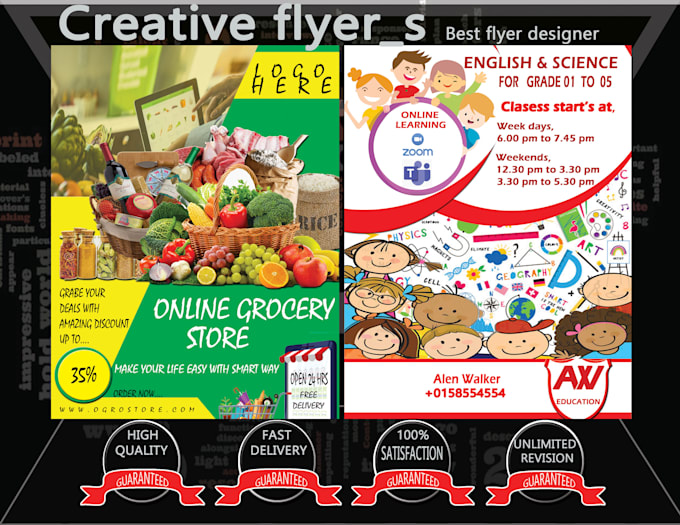 Design a professional quality flyer by Creativeflyer_s | Fiverr