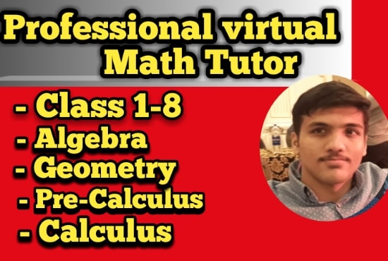 Be your virtual math tutor from grade 1 to 12 with much tutoring ...
