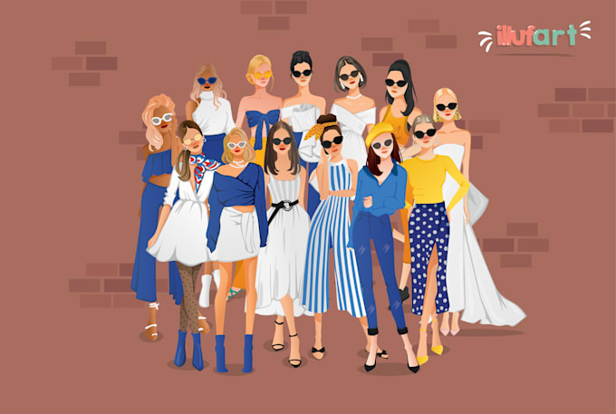 Create vector fashion ootd illustration from your photo by Illufart ...