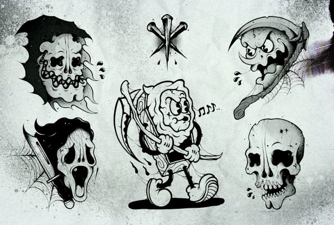 Do amazing illustrations in dark rubber hose style by Atlastheripper ...