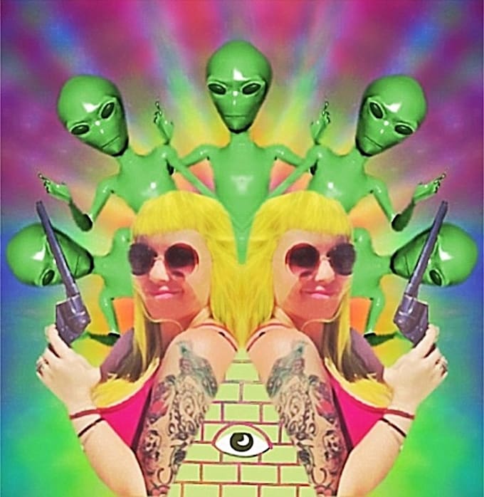 Make you a trippy colorful psychedelic kawaii facebook instagram ...