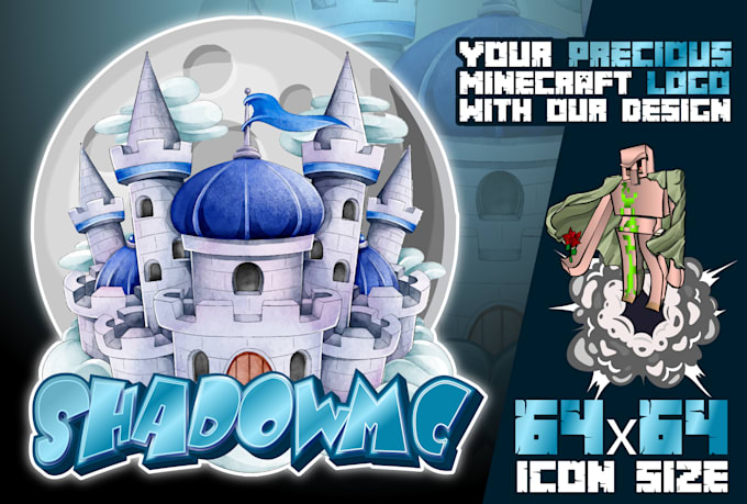 Create your handmade minecraft server logo and server icon by Designer ...