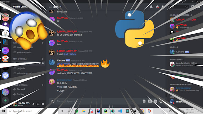 Build a discord bot with advanced level features in python by Janak ...