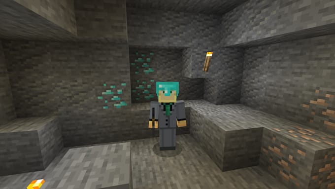 Mine a stack diamonds in minecraft bedrock edition by Causticnickel ...