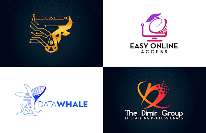 Design minimalist tech startup logo with branding package by Bira_logos ...