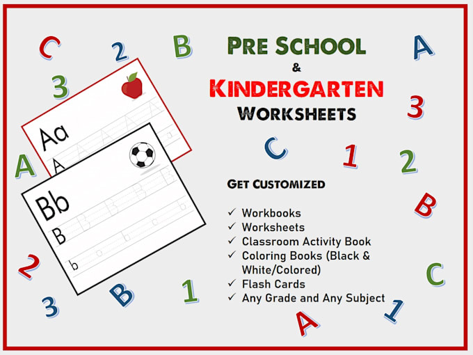 Design preschool, kindergarten worksheets and workbooks by ...