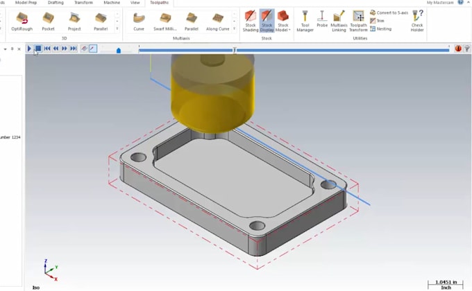 Create cam codes using mastercam by H_designs_9 | Fiverr