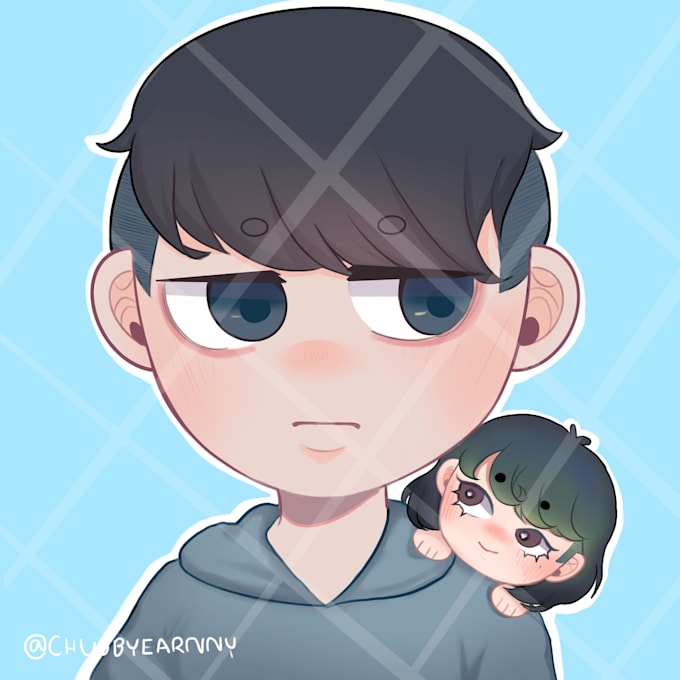 Create cute chibi profile portrait by Chubbyartistt | Fiverr